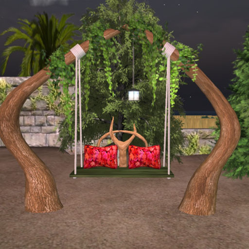 Second Life Marketplace Woodland Garden Swing